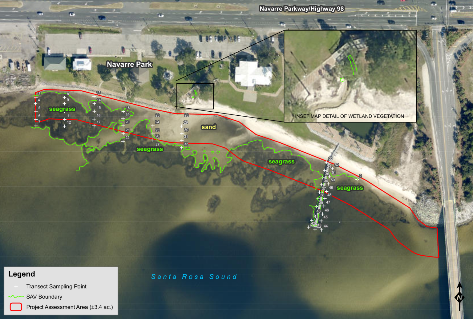 Navarre Park SAV Survey | Northern Gulf Environmental, LLC